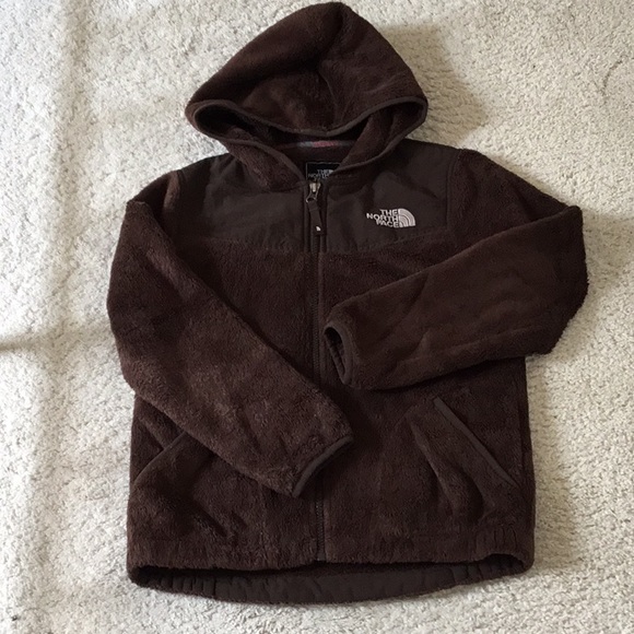 The North Face | Jackets & Coats | The North Face Brown Fuzzy Sherpa ...